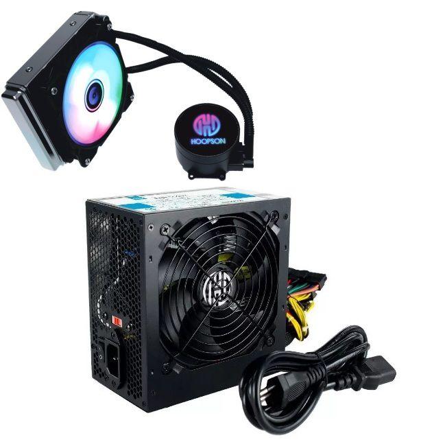 Kit Gamer Fonte Real 500W E Water Cooler Para CPU - Hoopson - Fonte ...