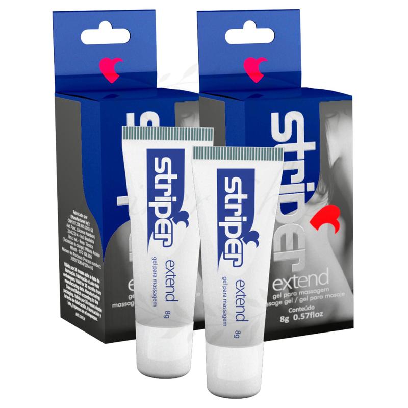 Kit Gel Prolongador Lubrificante Masculino Striper Extend 8g - Intt ...