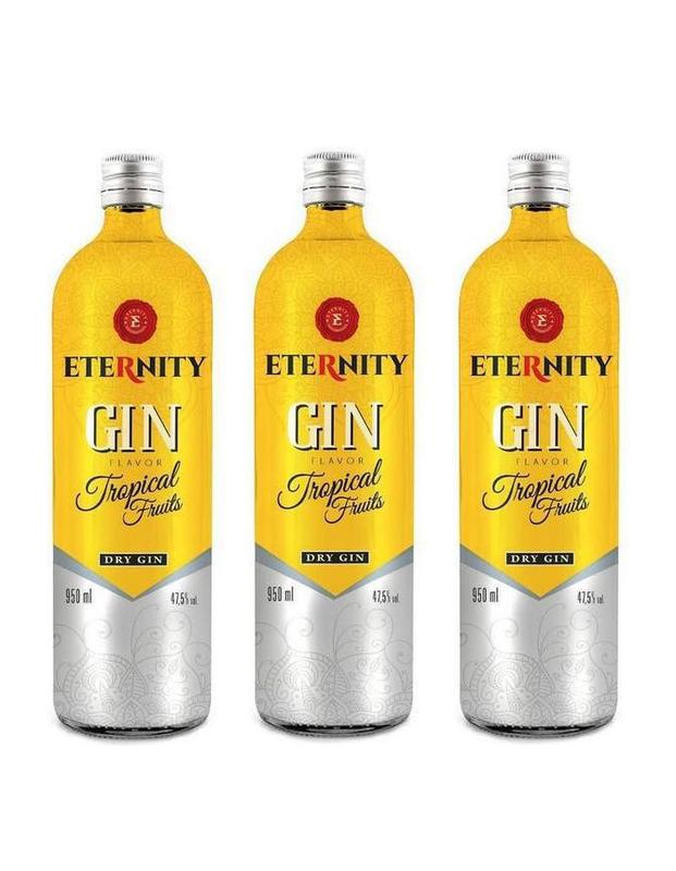 Kit Gin Eternity Tropical Fruits - Gin Doce 950ml 3 unidades - Gin ...