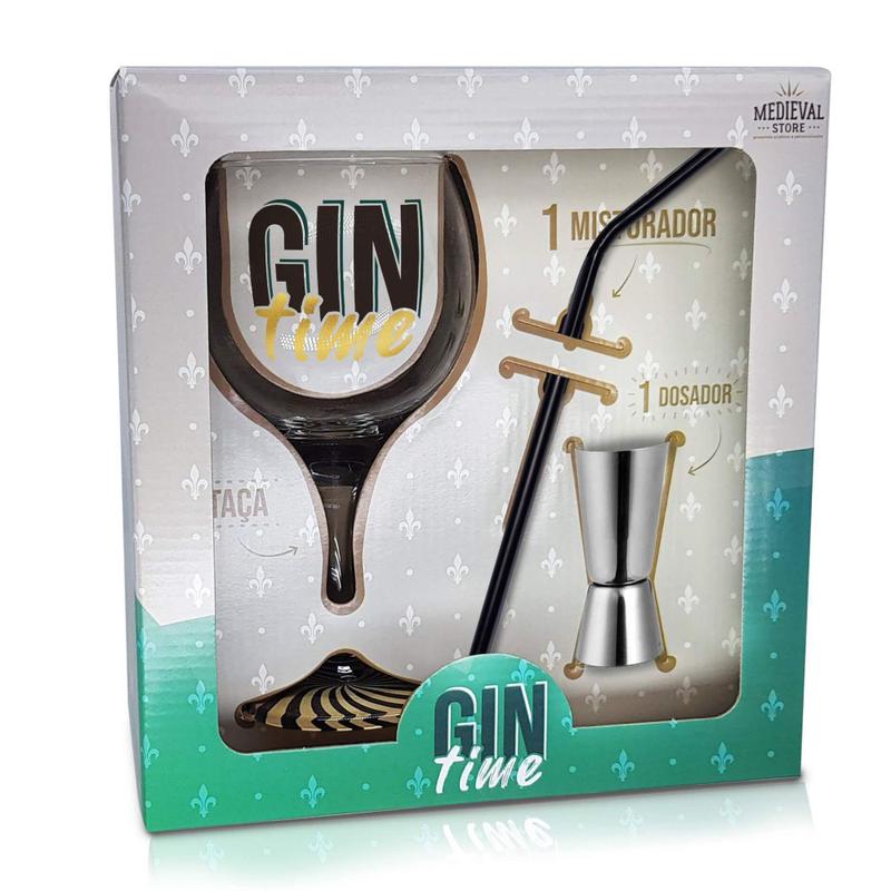Kit Gin Time + Dosador e Misturador caixa presente - Lolla Concept ...