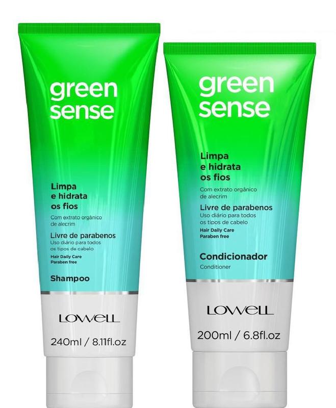 Kit Green Sense Lowell Shampoo 240Ml + Condicionador 200Ml - Kit ...