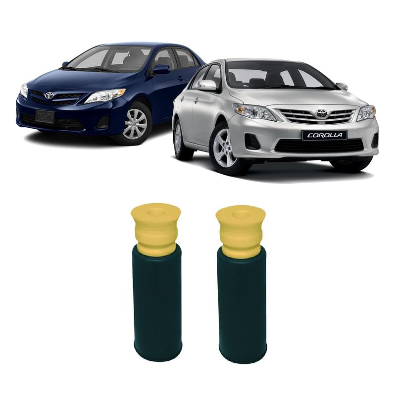 Kit Guarda Pó Batente Traseiro Toyota Corolla 2010 2011 2012 - Auto ...