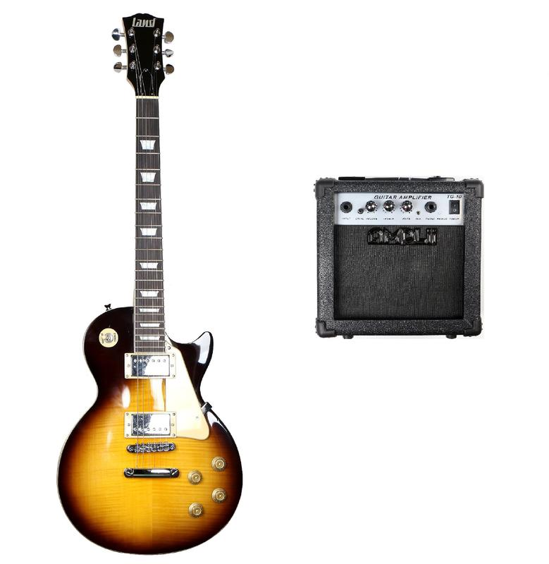 Kit guitarra les paul land dark cubo yx-tg-10 - Guitarra - Magazine Luiza