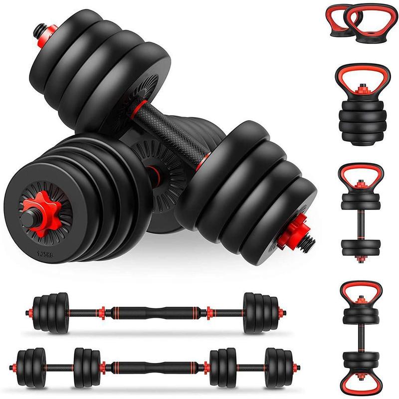 Kit Halteres 6 Em 1 Peso Musculação Até 40 Kg Preto - Ahead Sports ...