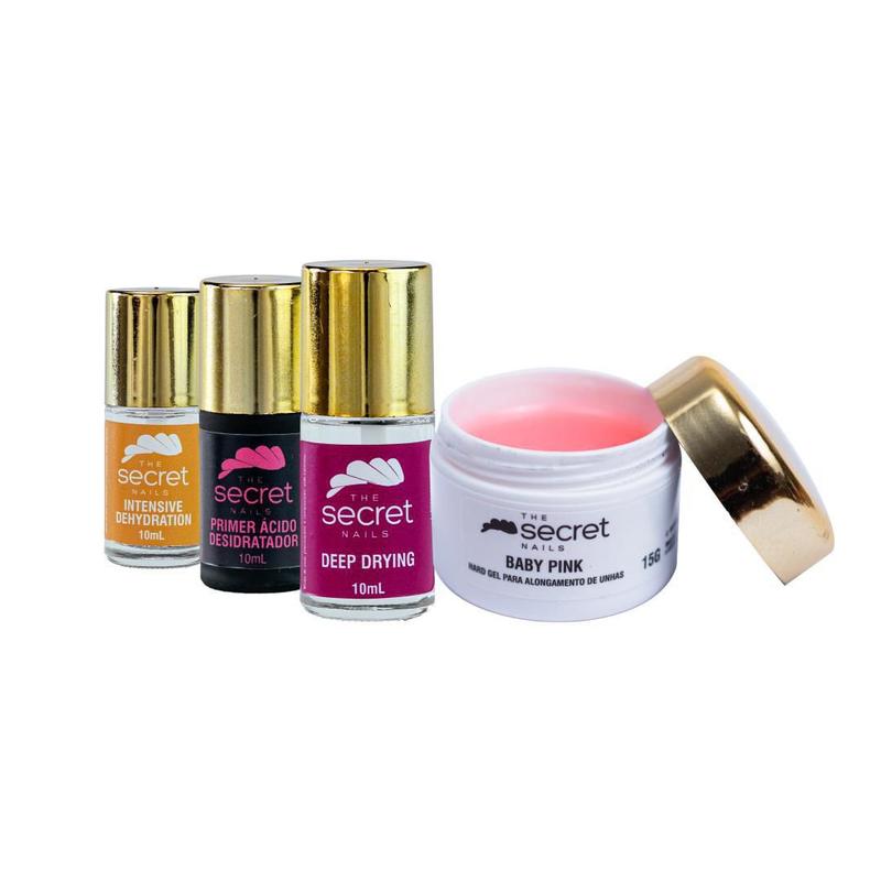 Kit Hard Gel Pink 15G + Desidrat + Ultrabond + Primer Acido - The ...