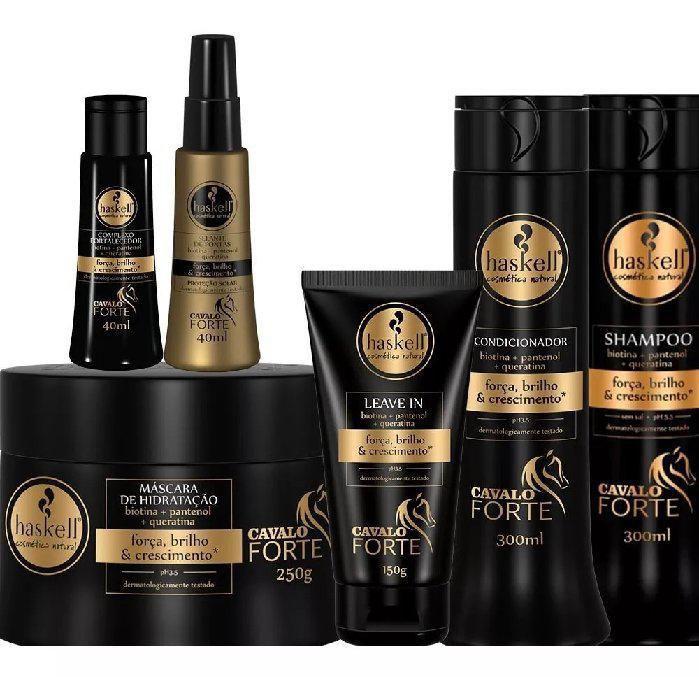 Kit Haskell Cavalo Forte 300Ml - Kit de Tratamento para Cabelos ...