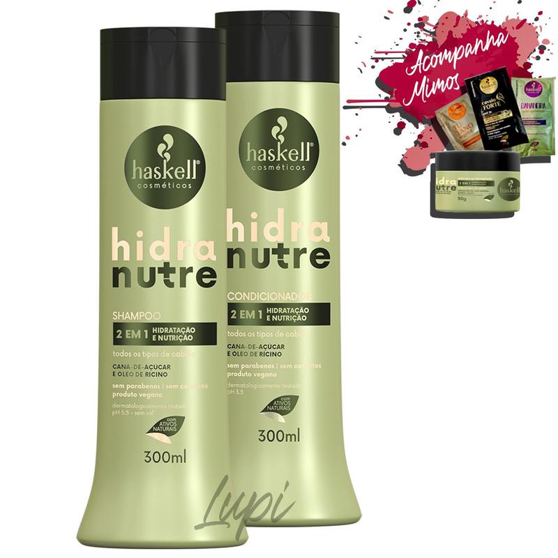 Kit Haskell Hidranutre Shampoo E Condicionador 300ml - Kit Shampoo e Condicionador - Magazine Luiza