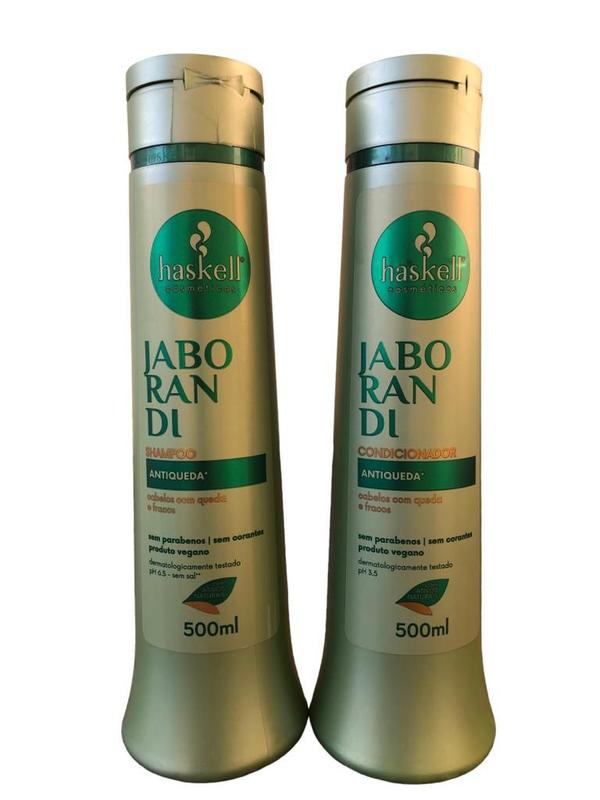 Kit Haskell JABORANDI Shampoo 500ml Condicionador 500ml - Kit Shampoo e Condicionador - Magazine ...