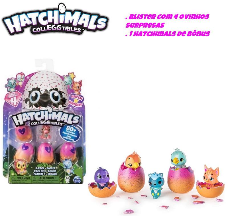Kit Hatchimals Colleggtibles C/4 Ovinhos Hatchimals Sunny - Hatchimals ...
