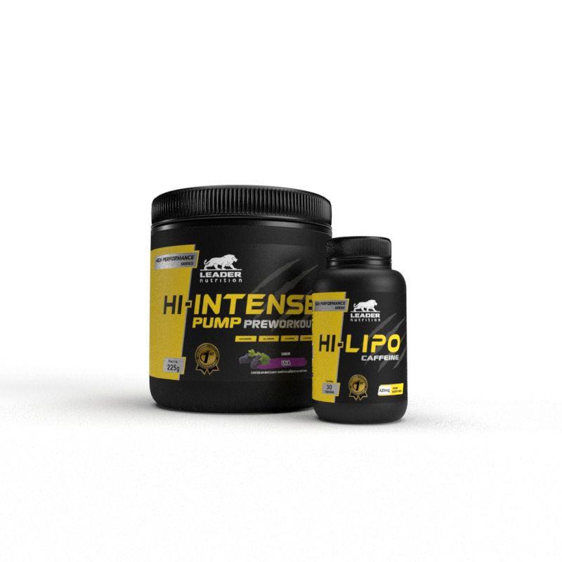 Kit Hi-Intense Pump + Hi-Lipo Caffeine 30 caps - Leader Nutrition ...