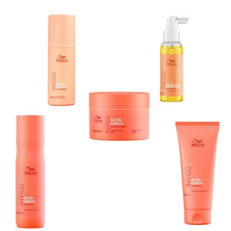 Kit Hidratação e Nutrição Profissional Wella Nutri Enrich - 5 Produtos ...