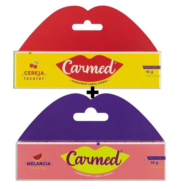 Kit Hidratante Labial Carmed Lip Balm Protetor - cimed - Protetor ...
