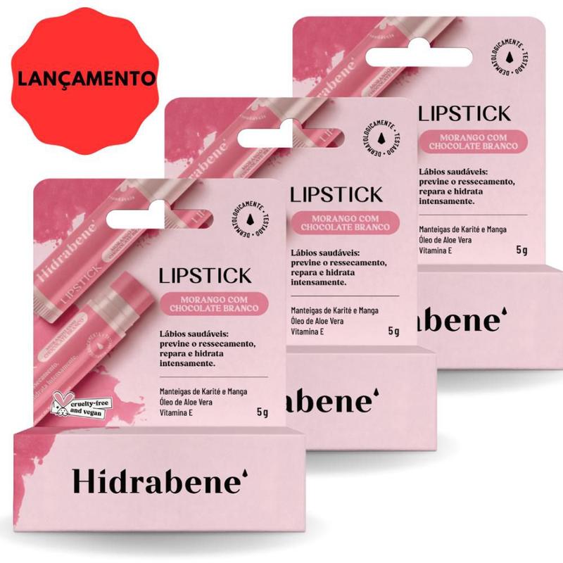 Kit hidratante labial hidrabene lipstick sabor 3 un vegano 5gr - ANASOL ...