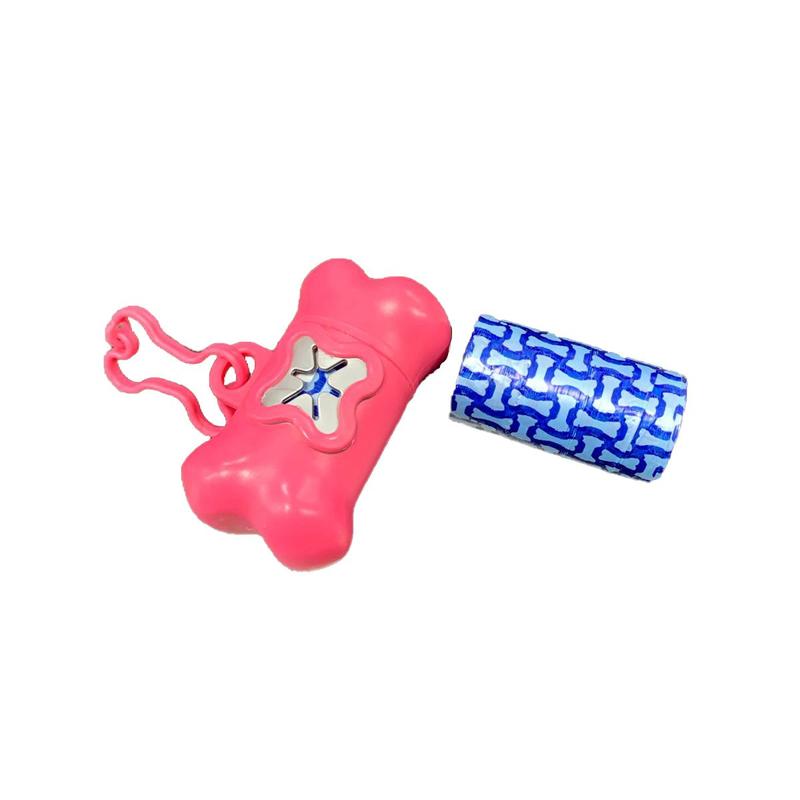 Kit Higiene Suporte Plástico e Saquinho Cata caca Rosa - CHALESCO ...