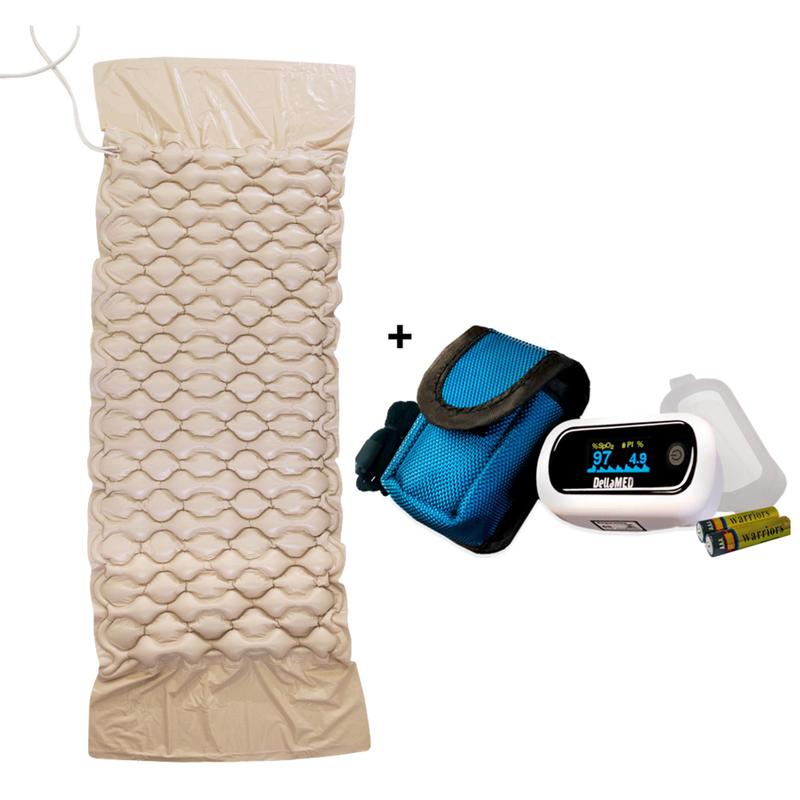 Kit hospitalar, Colchão pneumático + Oxímetro com alarme Dellamed ...