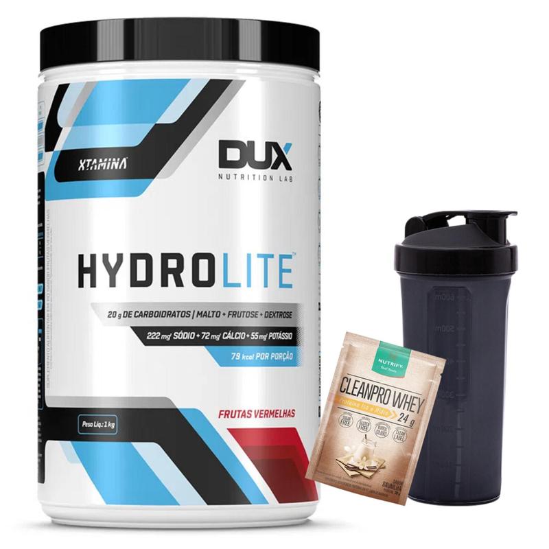 Kit Hydrolite - Pote 1000G - Dux Nutrition + Dose de Suplemento ...