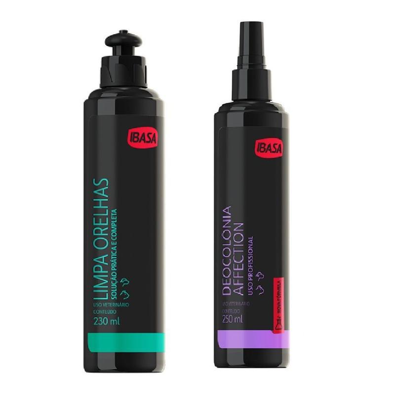 Kit Ibasa Colônia Affection 250ml + Limpa Orelhas 230ml - Outros Pet ...