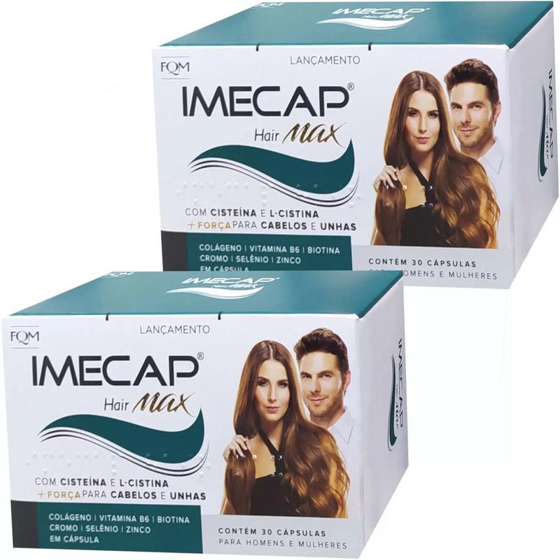 Kit Imecap Hair Max 60 Cápsulas (2x30 unidades) - Nutricosméticos ...