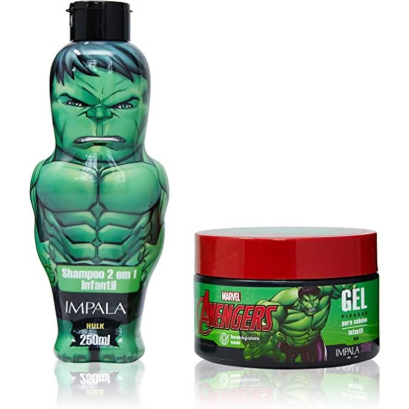 Kit Impala Avengers Hulk Shampoo e Gel Fixador - Shampoo - Magazine Luiza