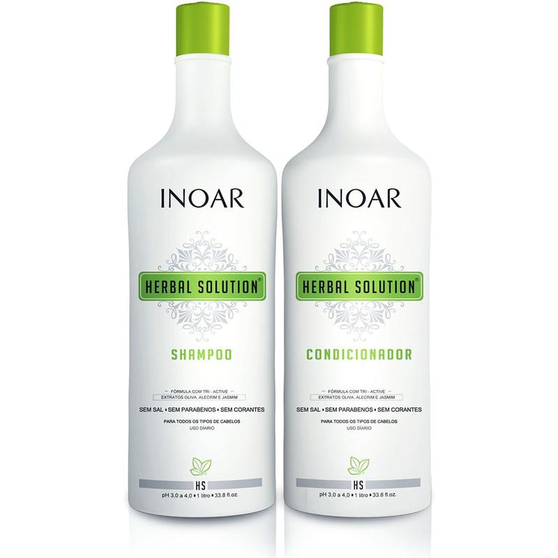 Kit Inoar Herbal Solution Shampoo Condicionador 1 L - Kit Shampoo e ...