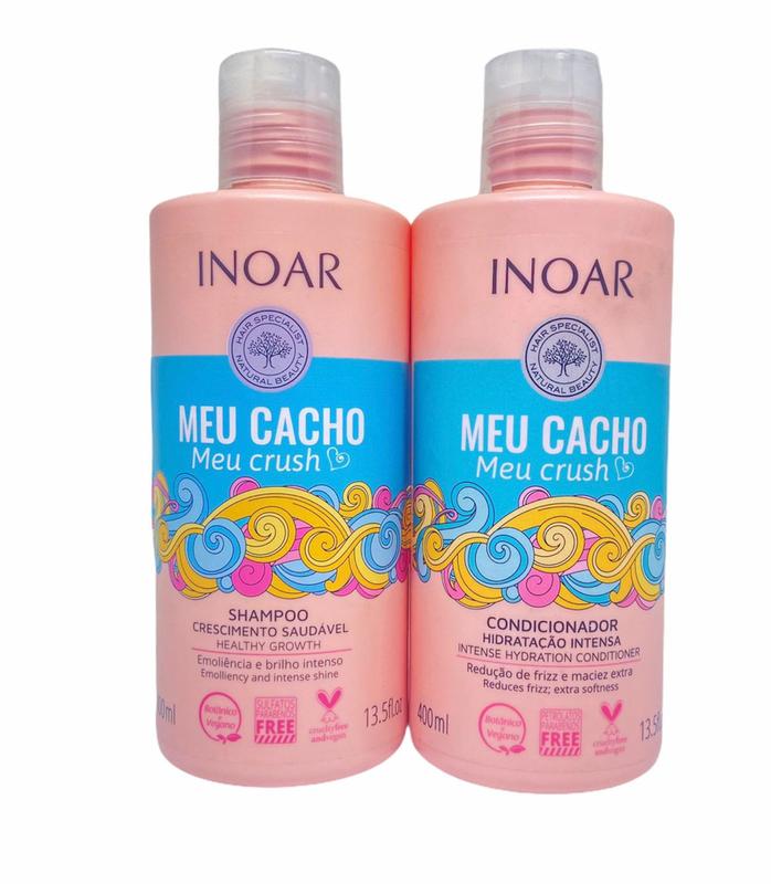 Kit inoar meu cacho meu crush( shampoo e condicionador) 400mls - Kit Shampoo e Condicionador ...