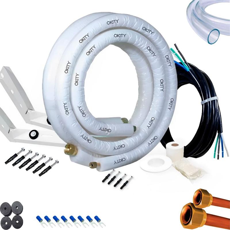 Kit Instalação Completo Para Ar Condicionado Com Suporte 1/4 x 1/2 ...