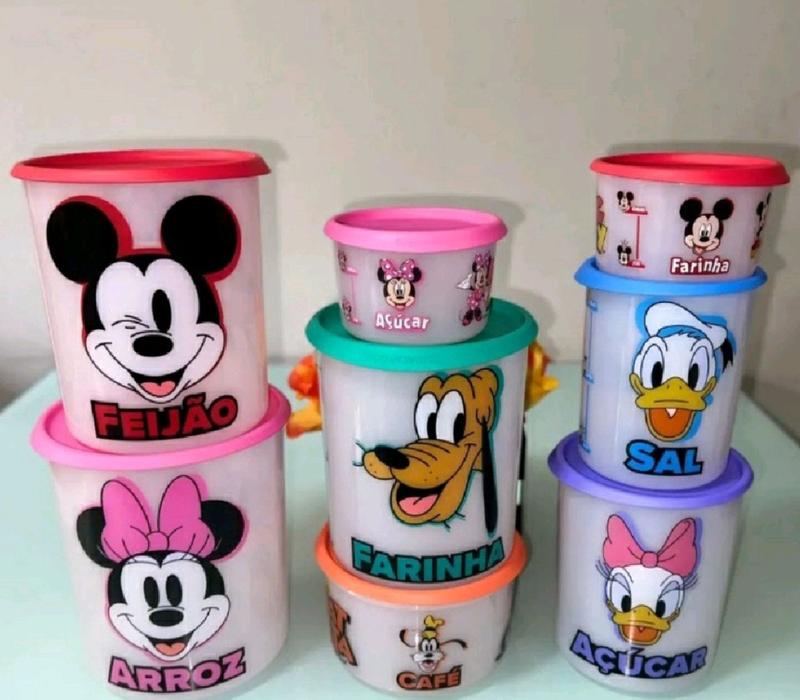 Kit Instantâneas Linha Disney - Tupperware - Pote - Magazine Luiza