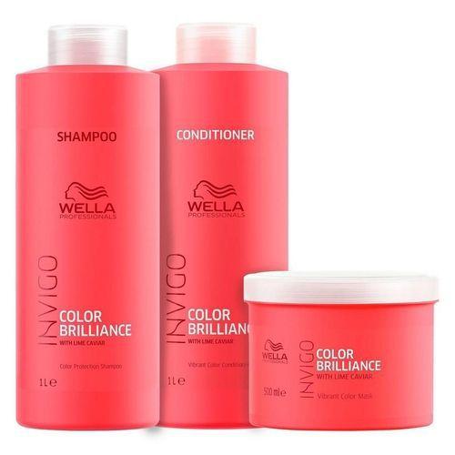 Kit Invigo Color Brilliance 3 Produtos - Wella Professionals - Kit de ...