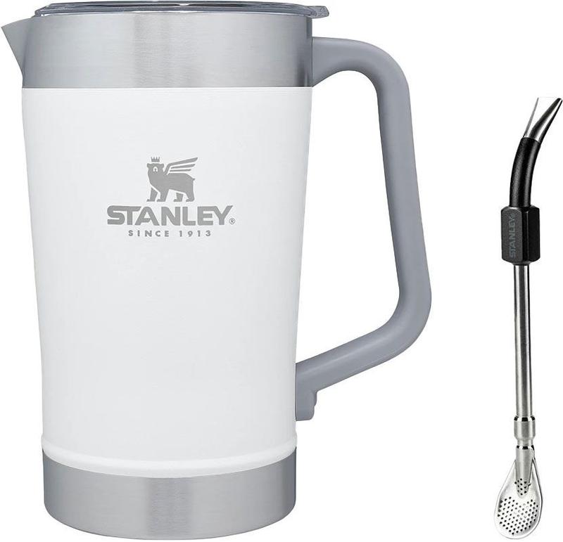 Kit Jarra Termica Pitcher 1,89L + Bomba Mate Straw Stanley Classic ...