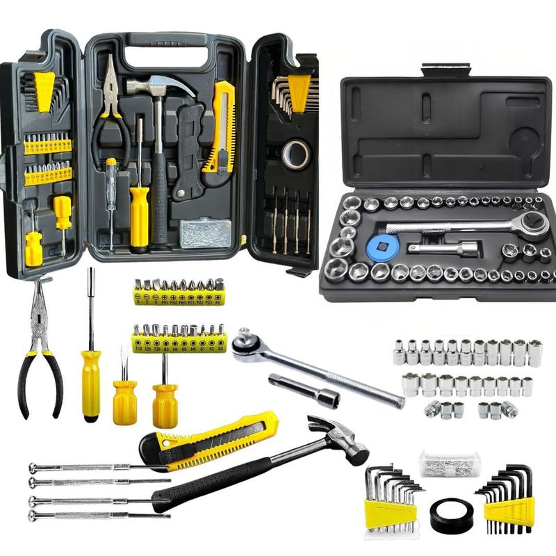 Kit Jogo Catraca Com 240 Peças Com Ferramentas Completa Profissional 40 ...