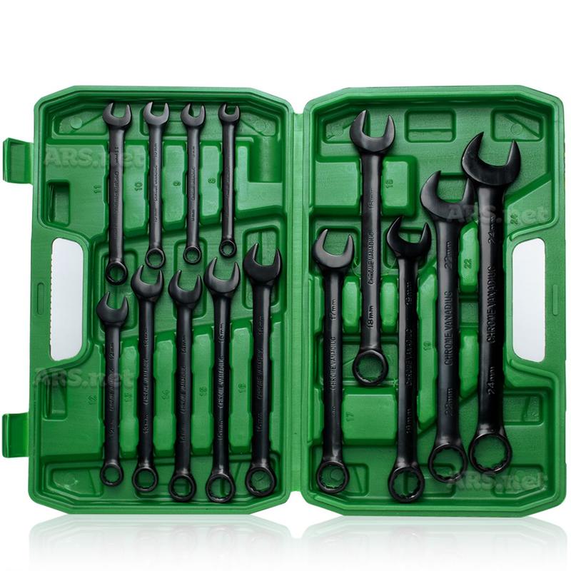 Kit Jogo De Chave Combinada 8 a 24mm Profissional Com Maleta - Idea ...