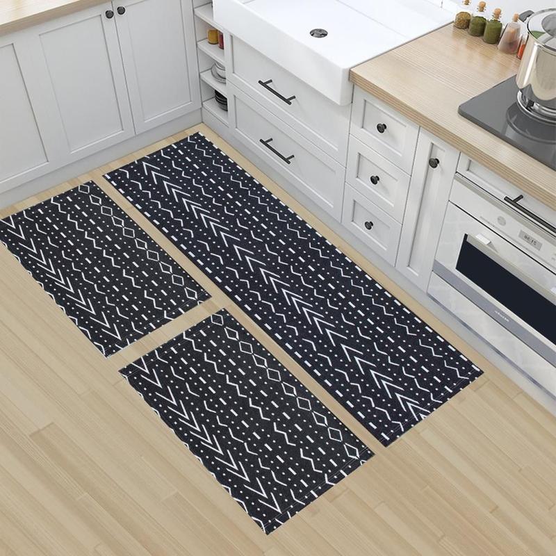 Kit Jogo de Tapetes Emborrachados para Cozinha 3 peças Lazuli - Visacor ...