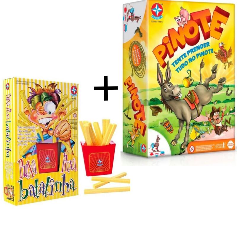 Kit Jogos Puxa Batatinha + Pinote - Estrela - Brincadeiras de Faz de ...
