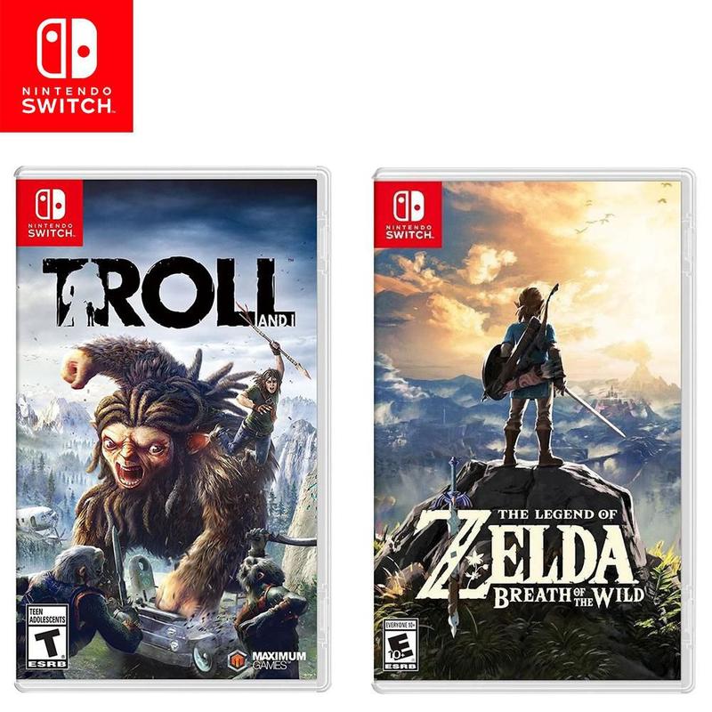 Kit Jogos Switch Troll And I e The Legend Of Zelda: Breath Of The Wild ...