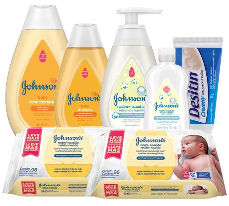 Kit Johnsons Baby Recém-Nascido - Johnson's Baby - Decoração de Quarto ...