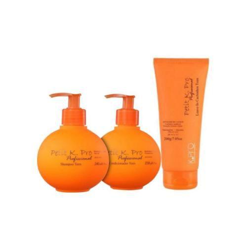 Kit K.Pro Petit com ativador de cachos - K Pro - Kit de Tratamento para ...