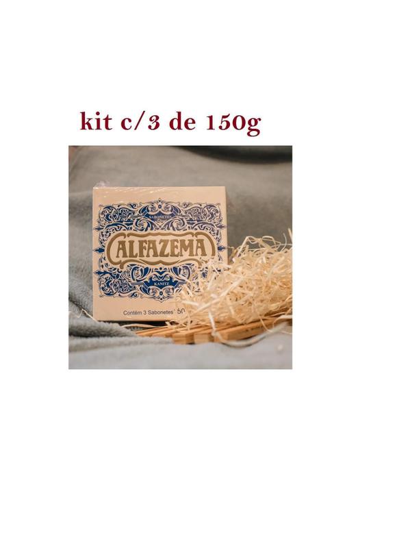 Kit Kanitz Alfema - Sabonete Em Barra 3X150G - Sabonete - Magazine Luiza
