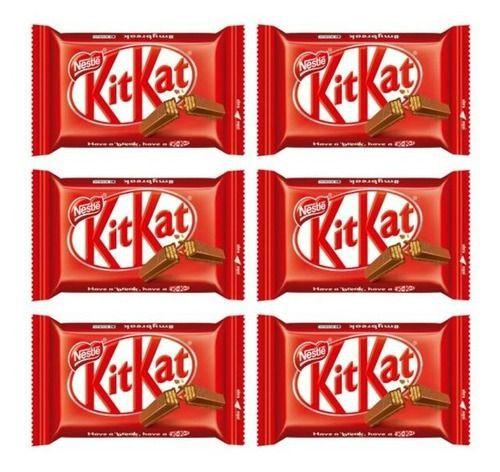 Kit Kat Wafer Kitkat Pacote 41,5g Kit C/6 Unidades - Nestlé - Kit Kat ...