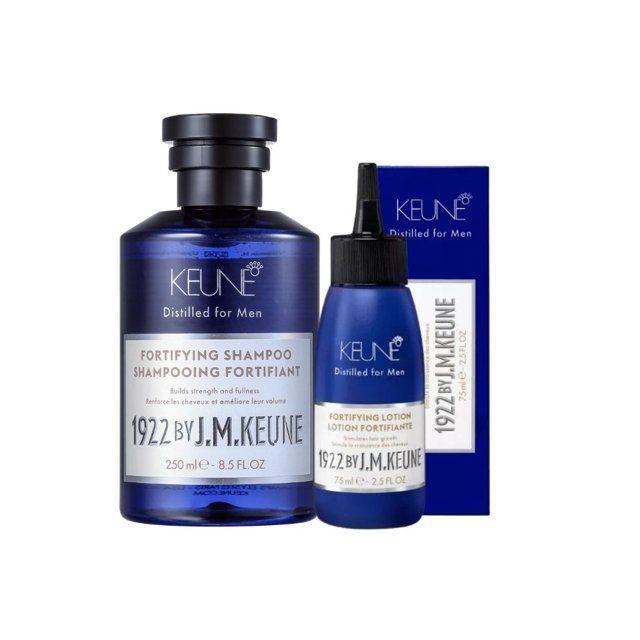 Kit Keune For Men 1922 Fortifying Shampoo 250ml + Loção Antiqueda 75ml ...