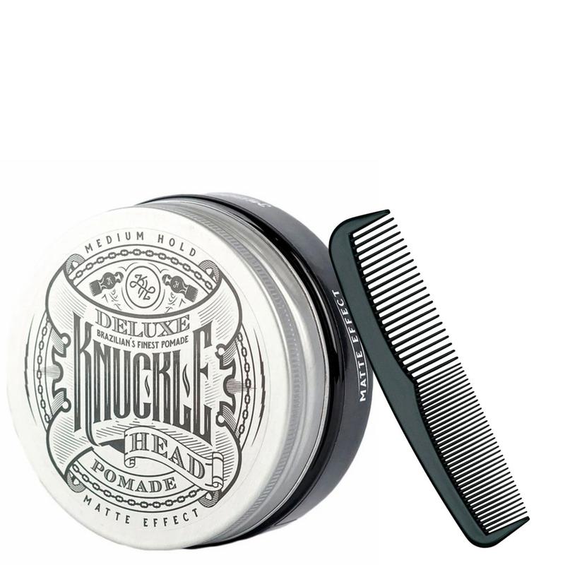Kit Knucklehead: pente + pomada deluxe 120g - No Magalu - Magazine Luiza