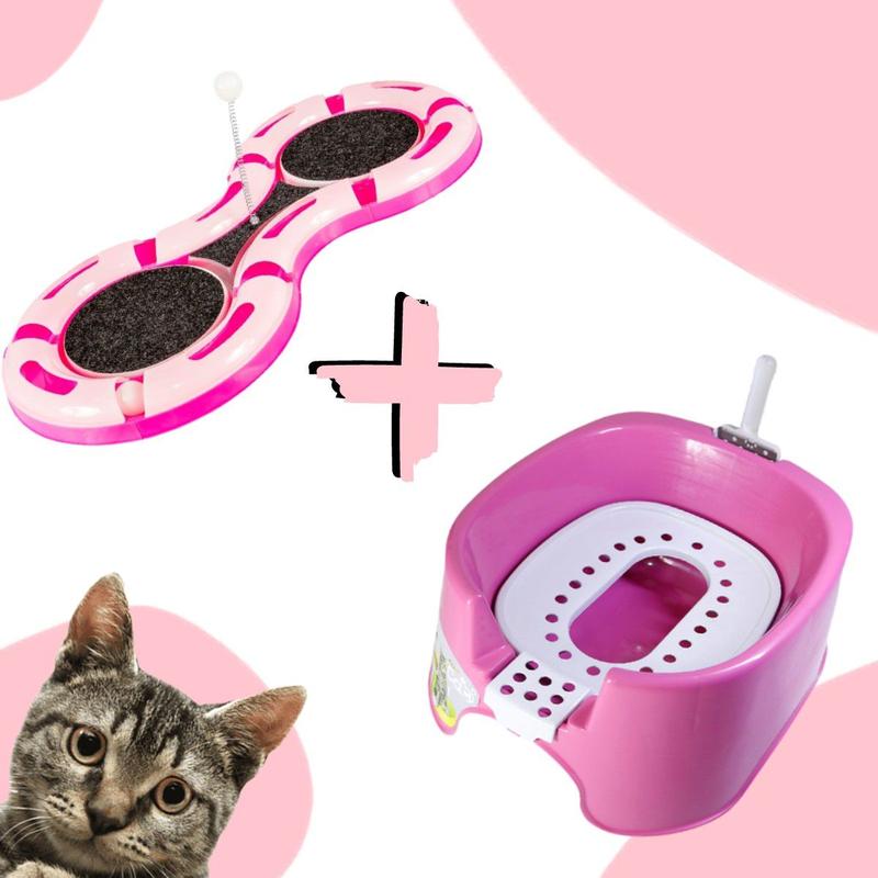 Kit Kokocat Banheiro Sanitário + Arranhador GP Master 8 Partes LD Pet ...