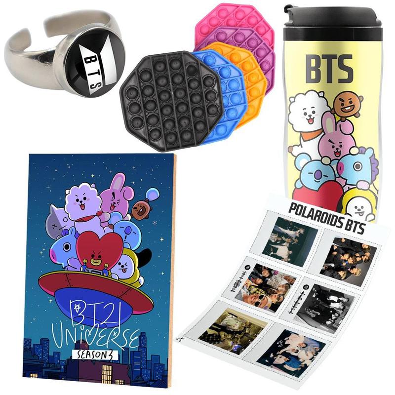 Kit Kpop It Polaroid Idols Copo Térmico BTS e Black Pink - K-Pop ...