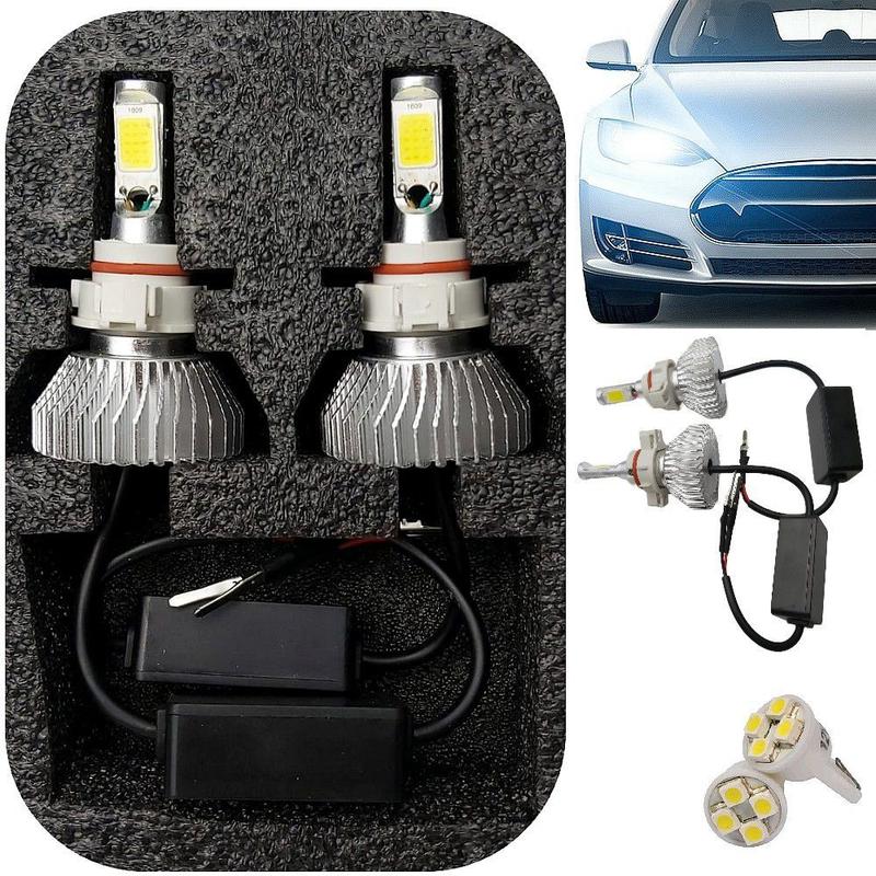 Kit Lâmpada Farol Carro Led HeadLight 2D 60w 6k 3200 Lm H16 - VXGROUP ...