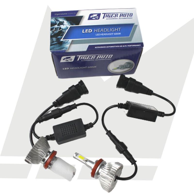Kit lâmpada led H8 Tiger Auto - Lâmpada Automotiva Led - Magazine Luiza