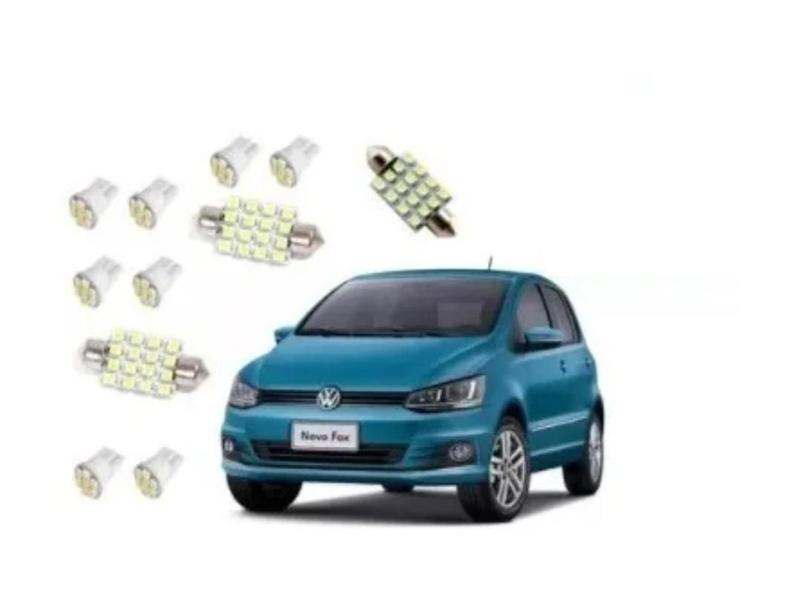 Kit Lâmpadas Led Tipo Xenon Fox 2010 A 2014 - Blue Lion - Lâmpada para ...