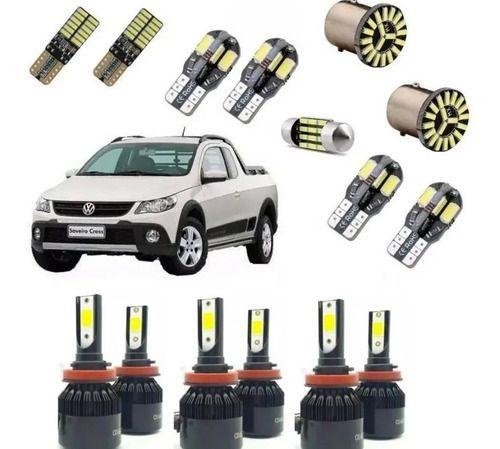 Kit Lampadas Super Led Techone Premium Saveiro G5 G6 Teto - MFL ...