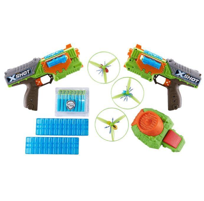 Kit Lançador De Dardos X-Shot Flying Bug Attack - Candide - Lançadores ...