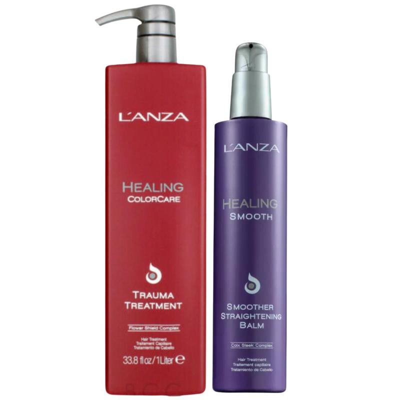 Kit Lanza Colorcare Trauma 1000ml e Smoother Balm 250ml - Corpo e Banho ...