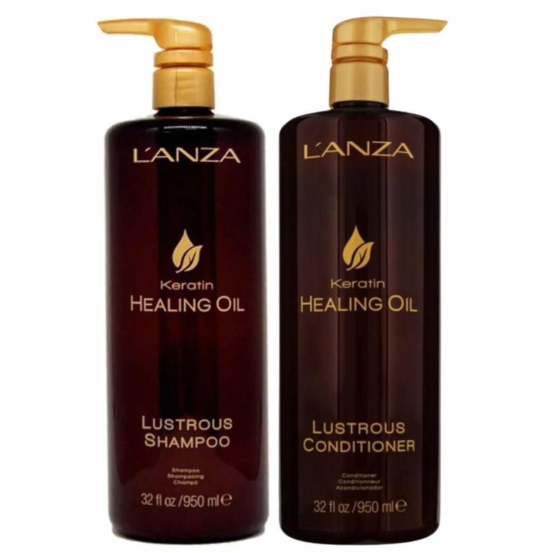 Kit Lanza Keratin Healing Oil Sham1 Litro e Cond 1 Litro - Kit Shampoo ...