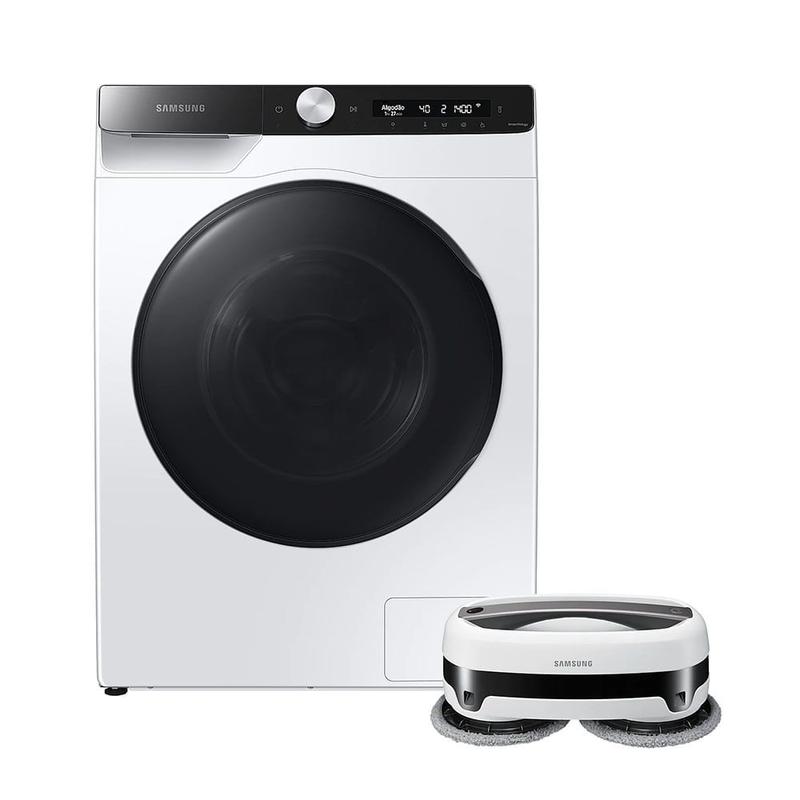 Kit Lava & Seca Inteligente Wd11T 11Kg Branca 220V E Aspirador Passa Pano Vr6000 Bivolt ...